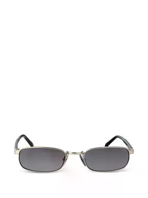 FIVEFOURFIVE Rectangle Frame Sunglasses - Silver