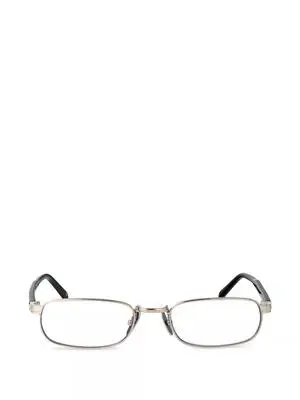FIVEFOURFIVE Rectangle Frame Eyeglasses - Silver