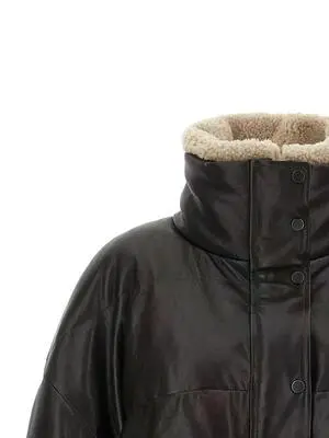 Brunello Cucinelli Quilted Leather Jacket