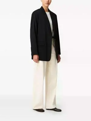 Another Tomorrow Oversized Peak-lapel Blazer
