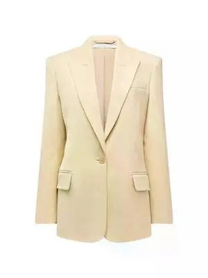 Another Tomorrow Oversized Tailored Blazer - Neutrals