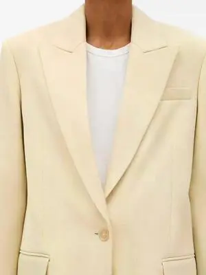 Another Tomorrow Oversized Tailored Blazer