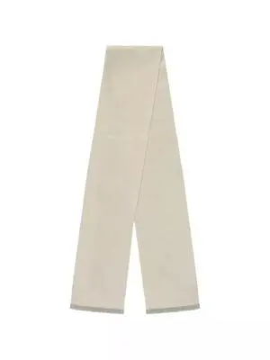 Zegna Jacquard-patterned Fringed Scarf
