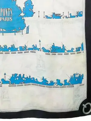Hermès 1953 Les Ponts De Paris Silk Scarf