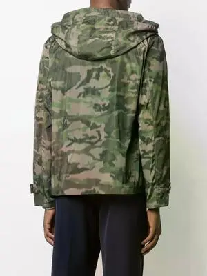 Herno Camouflage Print Hooded Jacket