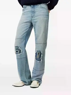 Stella McCartney Distressed Patchwork Jeans