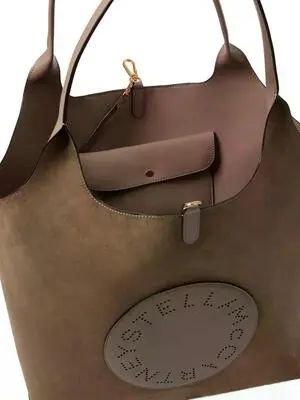 Stella McCartney Logo Perforated Tote Bag