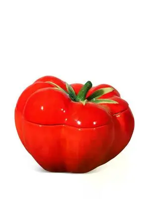 CU I SEEYOU Tomato-shaped Lidded Bowl - Red