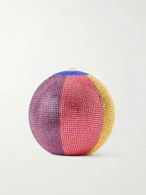 Judith Leiber Sphere Crystal-embellished Clutch