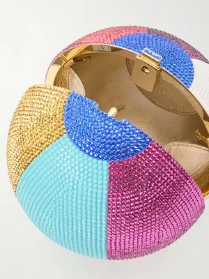 Judith Leiber Sphere Crystal-embellished Clutch