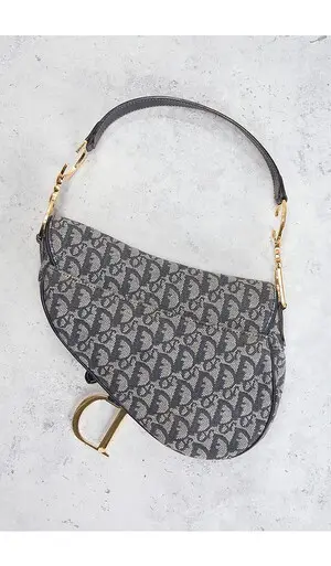 FWRD RENEW Dior Trotter Oblique Saddle Bag