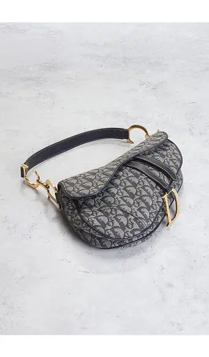 FWRD RENEW Dior Trotter Oblique Saddle Bag