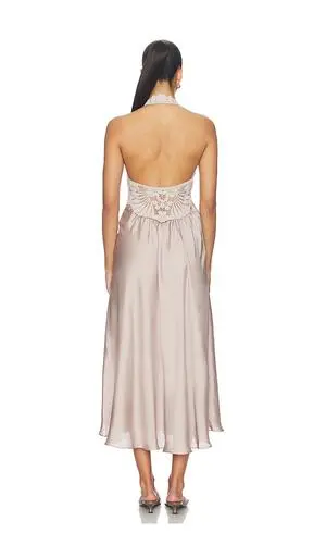Free People X Revolve Satin Slip Dress - Grey