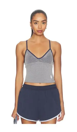 Free People X Perfectly Plated Plunge Cami Top - Navy