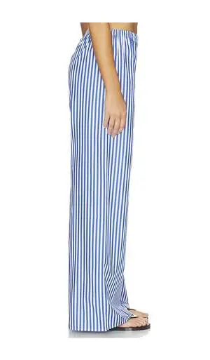 LA LIGNE Stripe Wide Leg Trousers