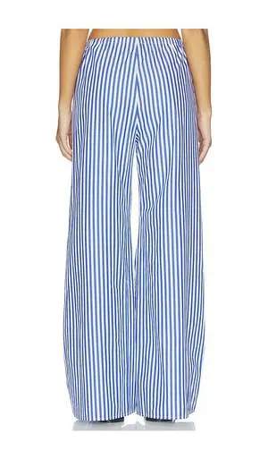 LA LIGNE Stripe Wide Leg Trousers