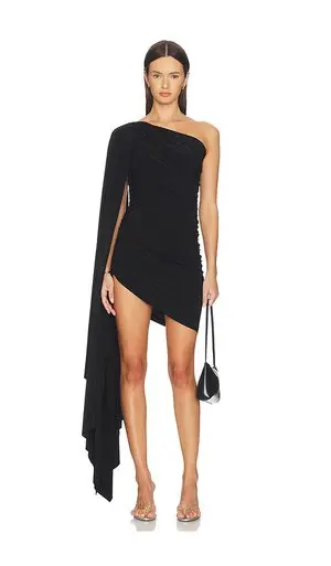 Norma Kamali Diana Dress With Sleeve - Black
