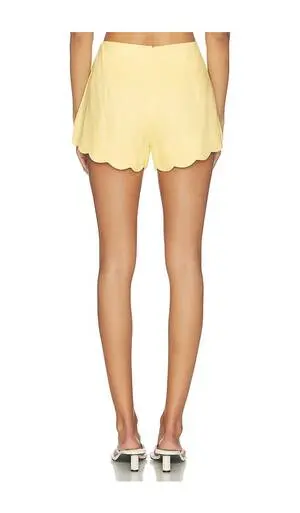 Minkpink Grazia Scallop Hem Shorts