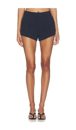NAKEDVICE The Beckette Pinstripe Short - Navy