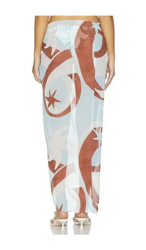 SEVEN WONDERS Xyla Front Tie Maxi Skirt