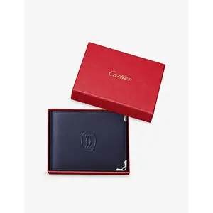 Cartier Must De 6cc Leather Wallet - Blue