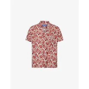 ARRELS BARCELONA Kabak Graphic-print Woven Shirt