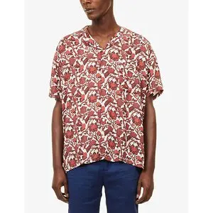 ARRELS BARCELONA Kabak Graphic-print Woven Shirt