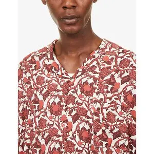 ARRELS BARCELONA Kabak Graphic-print Woven Shirt
