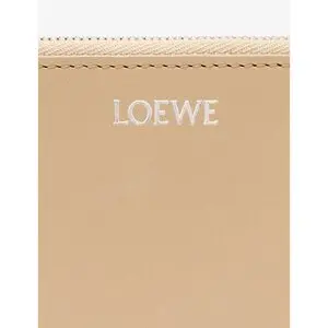 Loewe Knot Coin Leather Card Holder - Beige/lemon