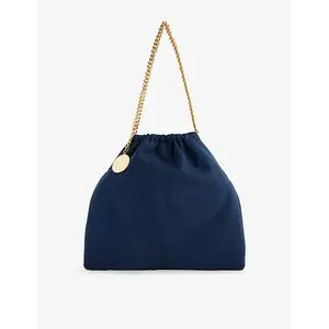 Stella McCartney Falabella Drawstring Faux-suede Shoulder Bag