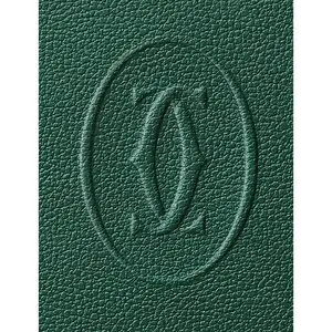 Cartier Must De 4cc Leather Card Holder - Green