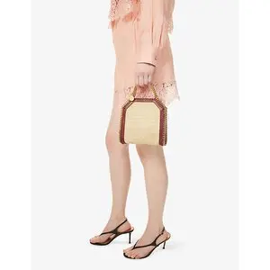 Stella McCartney Falabella Mini Raffia Tote Bag