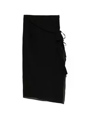 LIMI FEU Asymmetric Lace-up Skirt