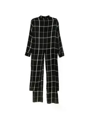 LIMI FEU Check-pattern Shirt With Front Slit