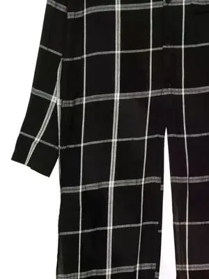 LIMI FEU Check-pattern Shirt With Front Slit
