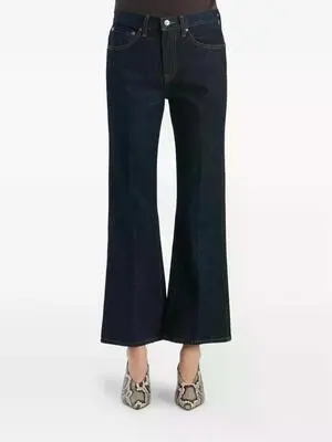Khaite Clara Cropped Flare Jeans