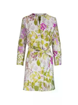 Libertine Floral-print Belted Coat