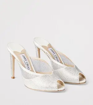 JIMMY CHOO Brigitte Embellished Mules