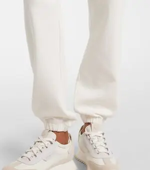 Moncler Cotton Jersey Sweatpants With Drawstring Waist