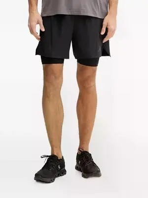 Adidas Layered Logo Shorts - Black