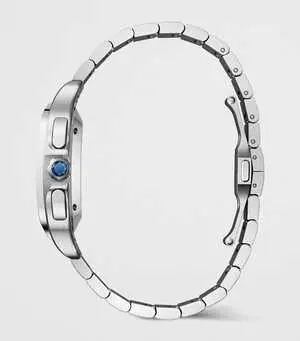 Cartier Santos De Chronograph Watch In Stainless Steel