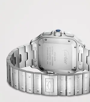 Cartier Santos De Chronograph Watch In Stainless Steel