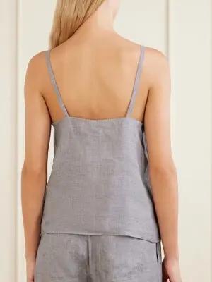 ERES Gentille Linen Top - Gray