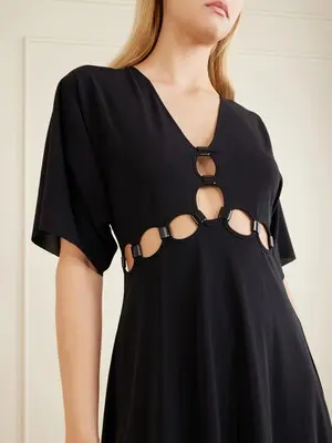 ERES Connection Cutout Jersey Mini Dress