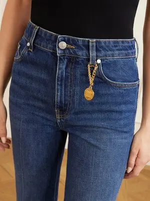 Stella McCartney Mid-rise Cropped Flared Jeans