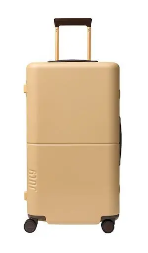 JULY Eden Checked Luggage - Beige