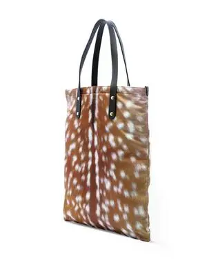 Burberry Pony Hair Printed Tote Bag