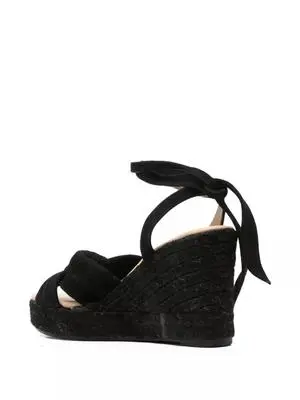 Manebí Knot-detail Wedge Espadrilles