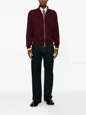 Brunello Cucinelli High Neck Zip-up Cardigan