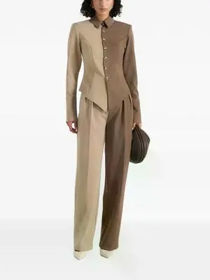 Manière De Voir Maniere De Voir Two-tone Tailored Shirt